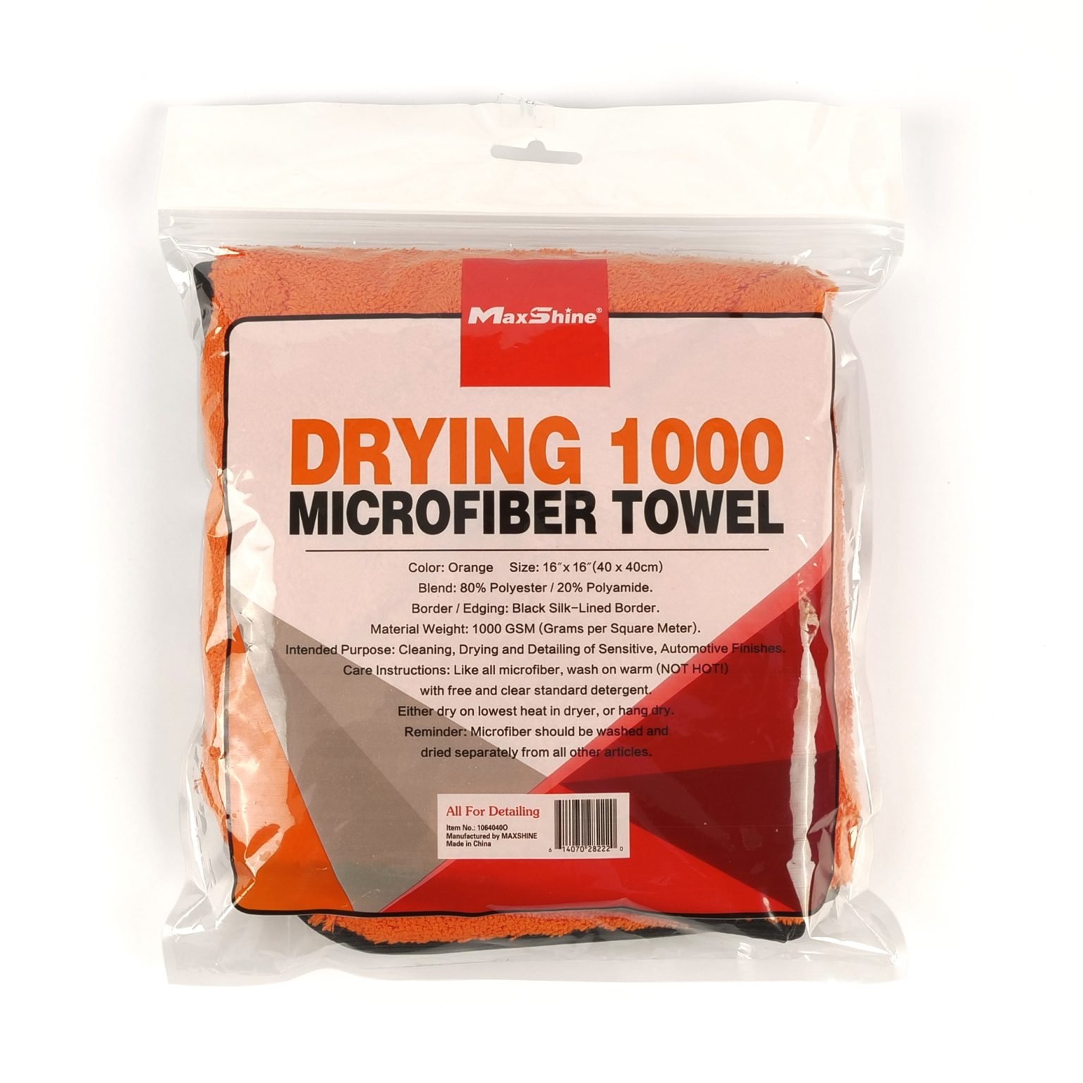 Toalla de microfibra para secar - DETAILING CLUB